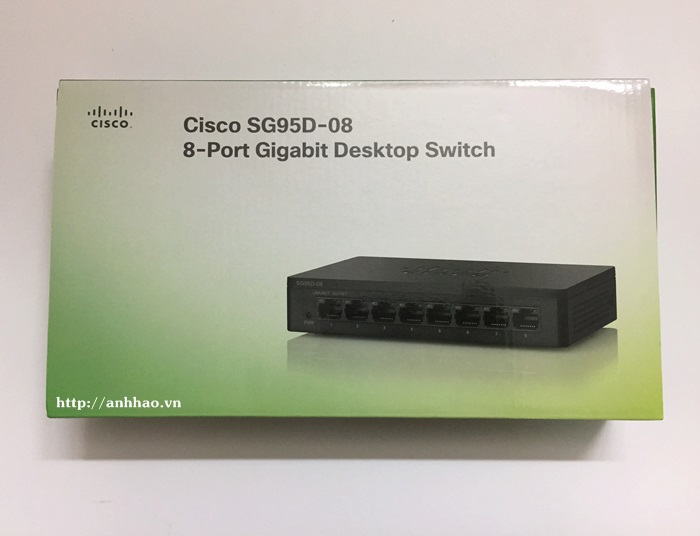 Cung cấp Switch chia mạng Cisco SG95-08, 8 cổng gigabit 10/100/100 hàng ...